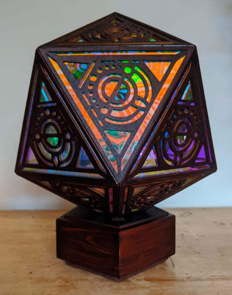 Aztec Magenta-luminous – A Sensory Lighting Lamp for Well-Being
